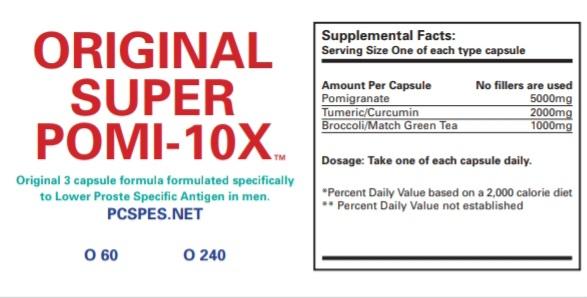 SUPER POMI10X "Original" 3 pill formula 90 caps – PCSPES Store